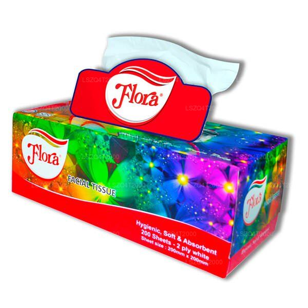 Flora Tissues Facial Tissues Box 200 Sheets – Lakpura®